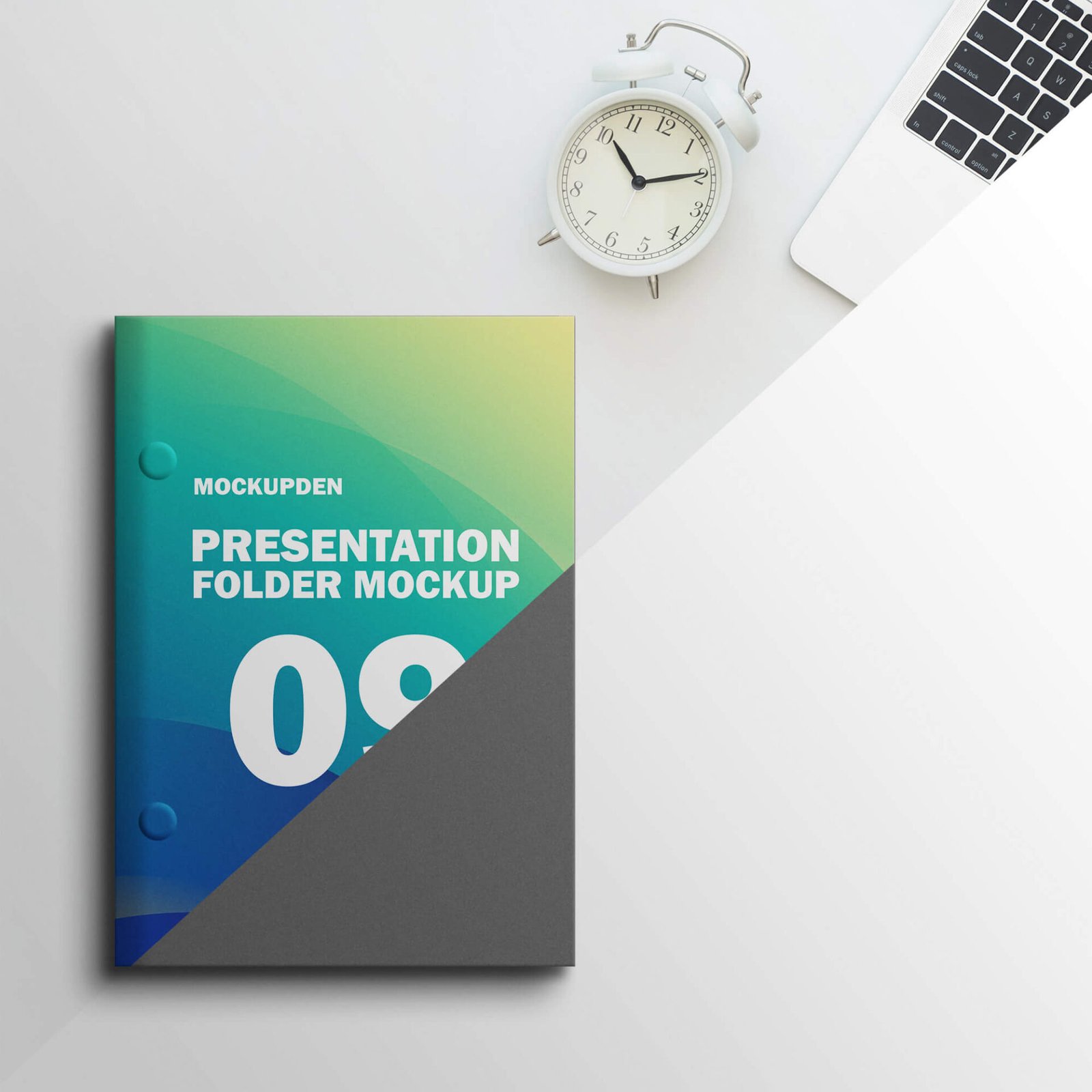 Free Presentation Folder Mockup PSD Template - Mockup Den