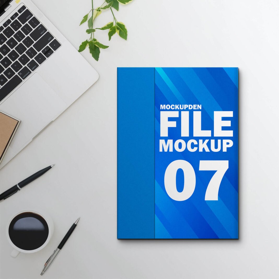 Free File Mockup PSD Template - Mockup Den