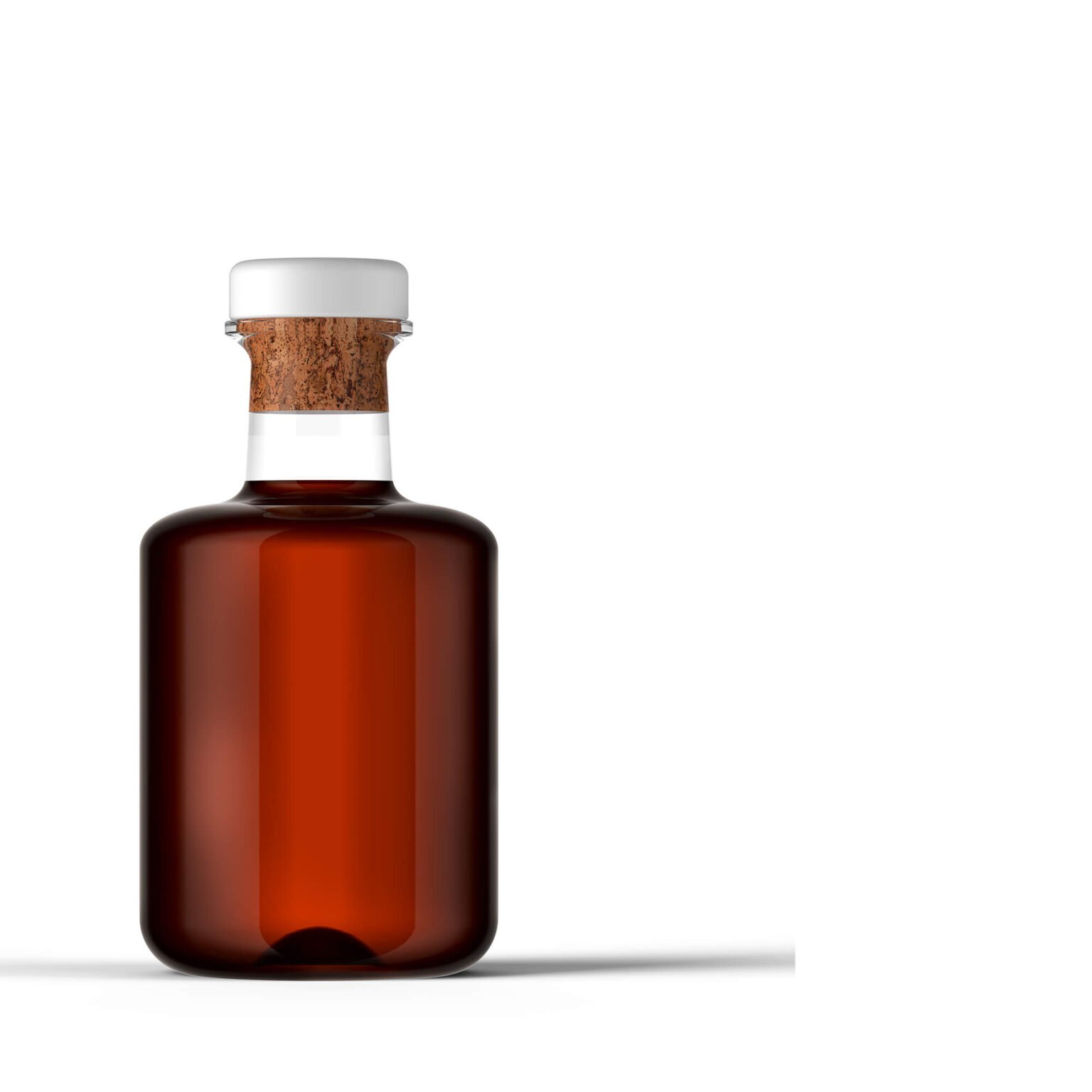 Free Rum Bottle Mockup PSD Template