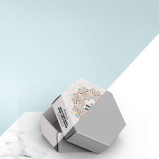 Free Hexagonal Box Mockup PSD Template - Mockup Den