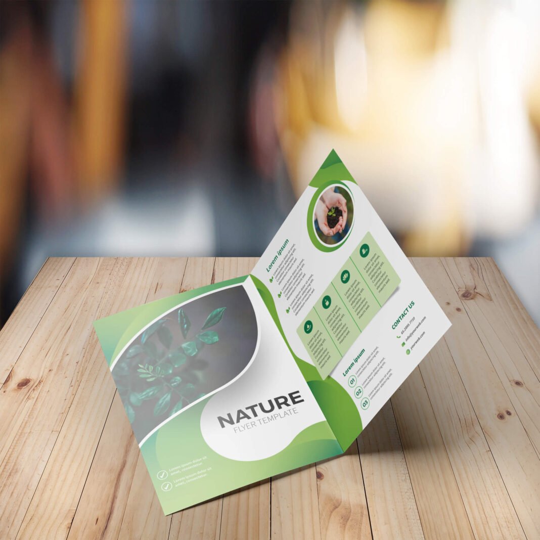 Free Matte Brochure Mockup PSD Template - Mockup Den