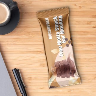 Free Matte Snack Bar Mockup PSD Template - Mockup Den