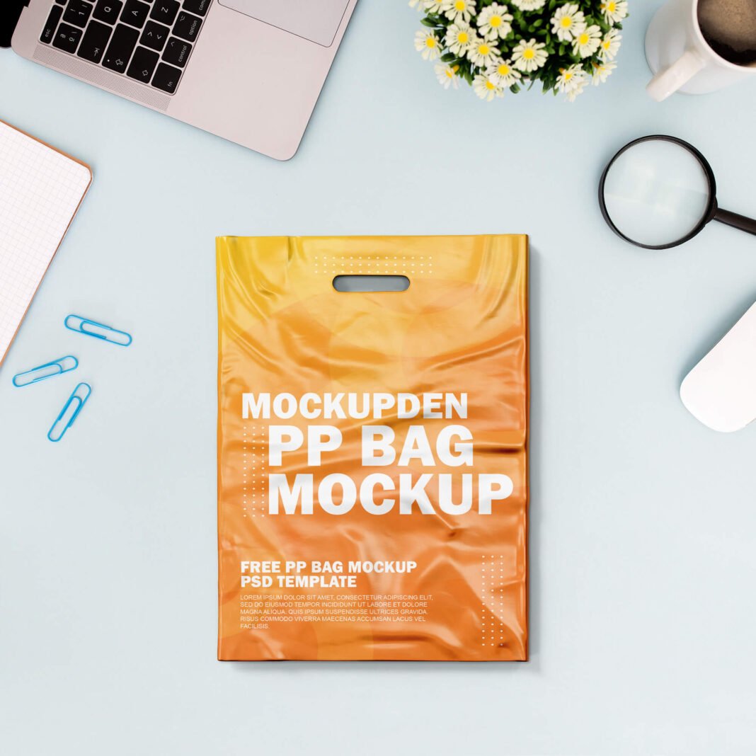 Free PP Bag Mockup PSD Template - Mockup Den