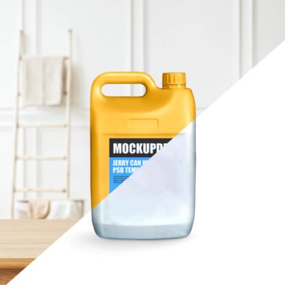 Free Plastic Jerry Can Mockup PSD Template