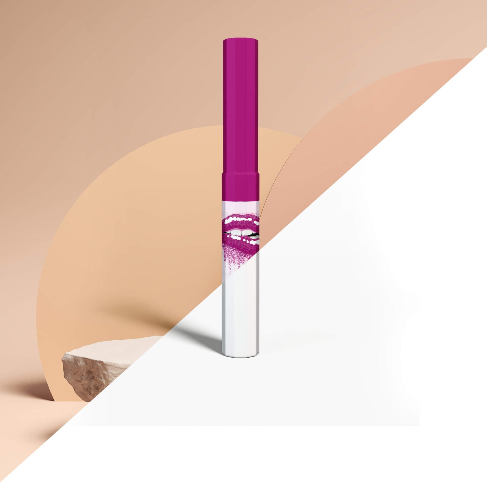Free Liquid Lipstick Mockup PSD Template