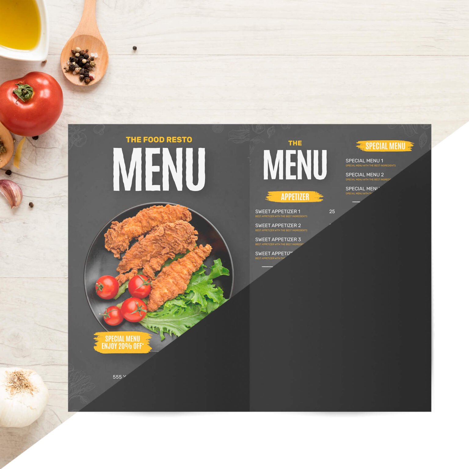 Free Matte Finished Brochure Mockup PSD Template