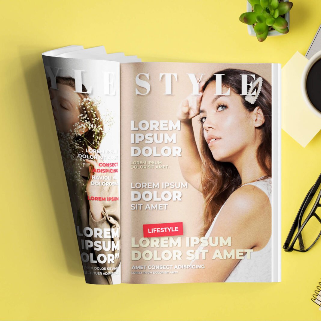 Free Versatile Magazine Mockup PSD