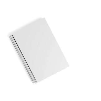 Free A6 Spiral Notebook Mockup PSD