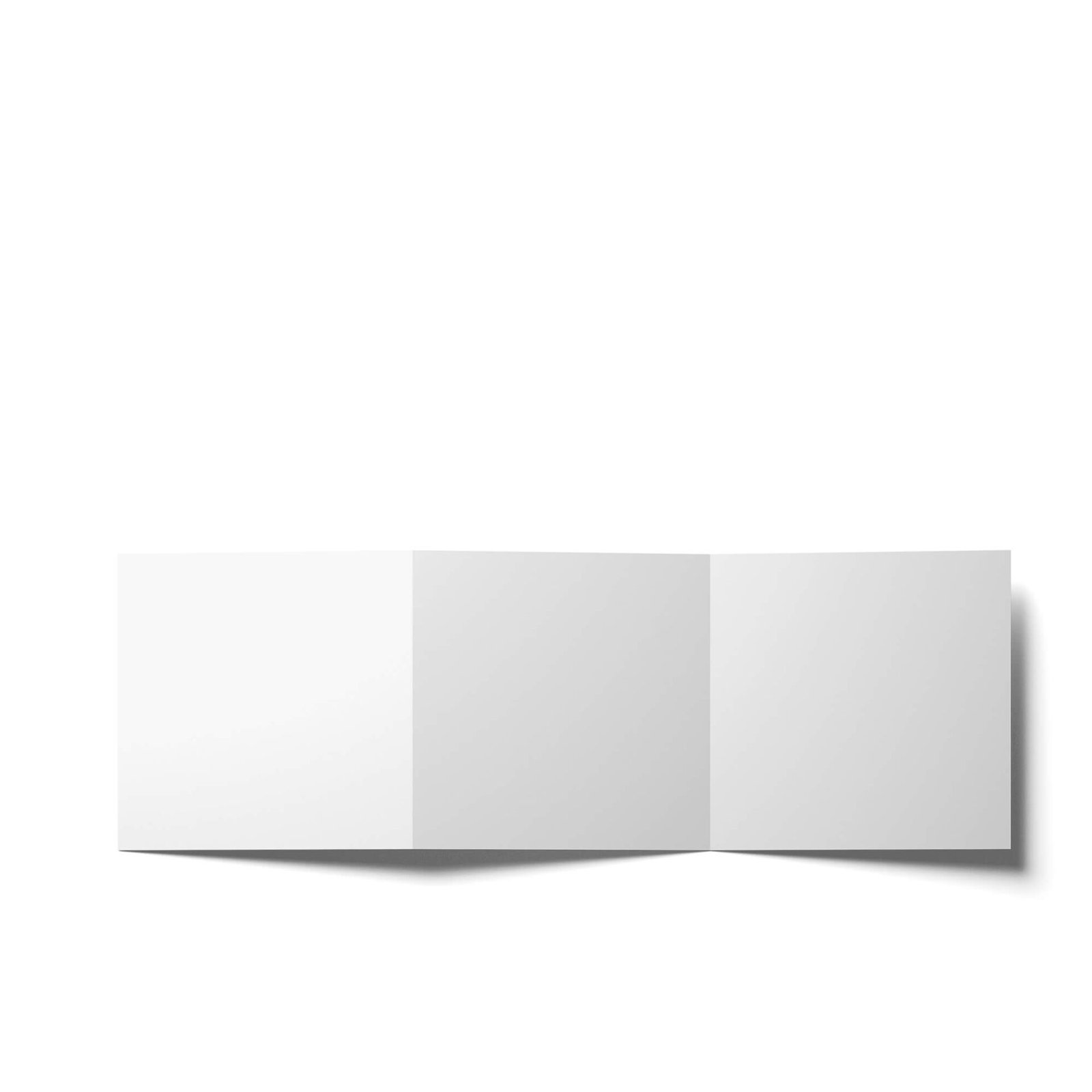 Free Square Trifold Mockup PSD Template