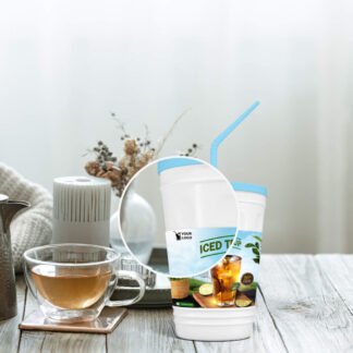 Free Iced Tea Mockup PSD Template