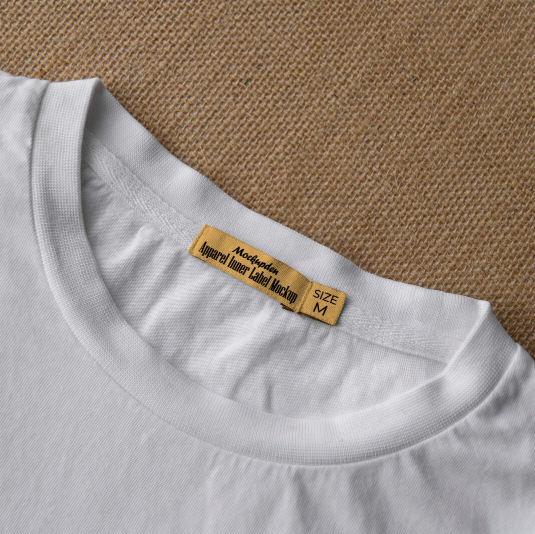 Free Apparel Inner Label Mockup PSD